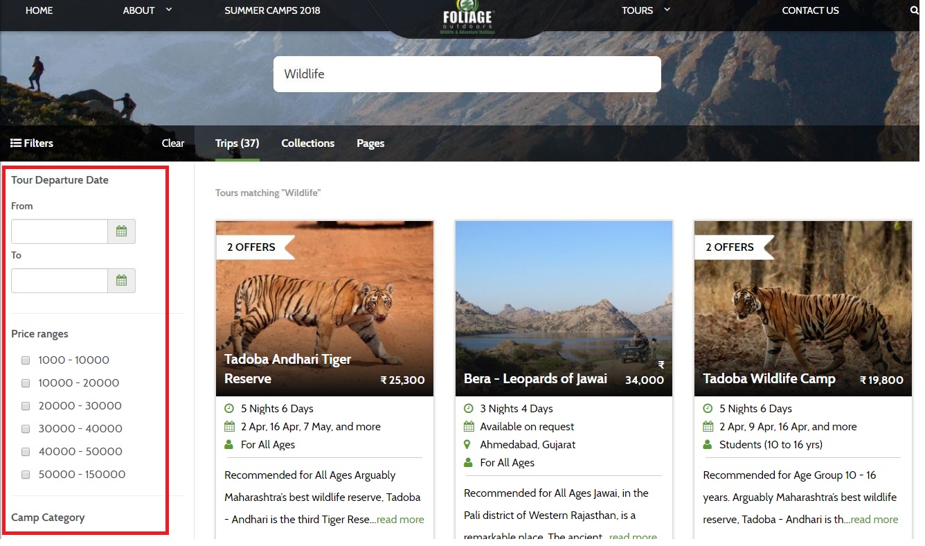 Introducing Advanced Search For Your Website | Vacation Labs
