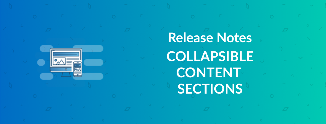 Collapsible content sections + other bug-fixes | Vacation Labs